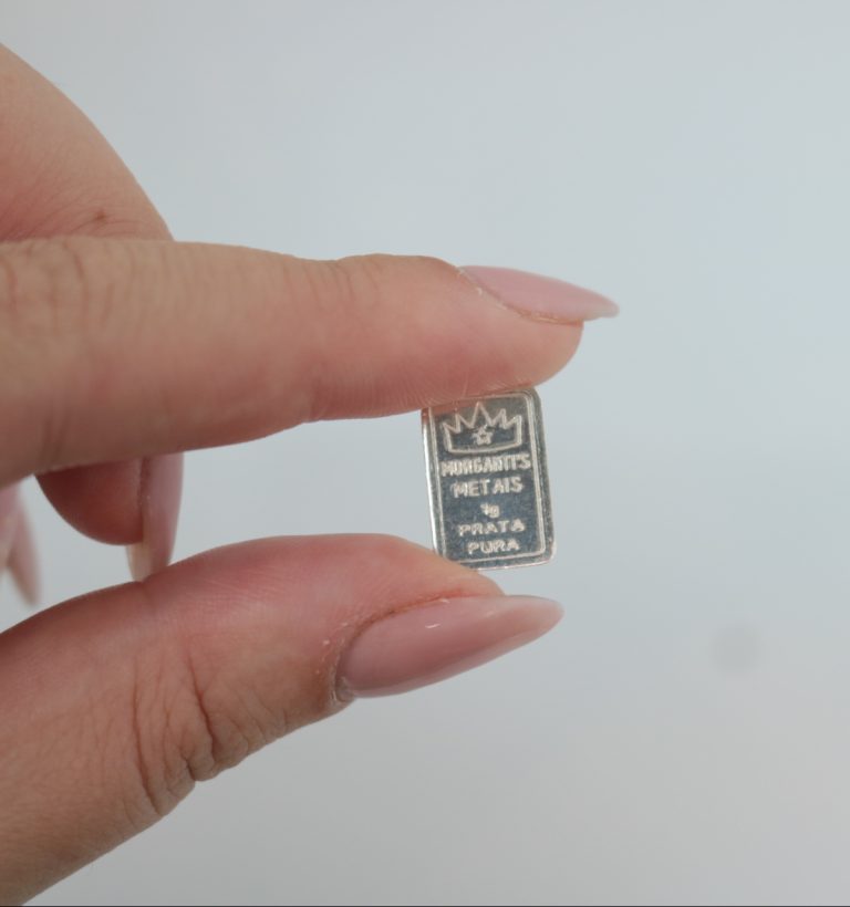 Lâmina de 1g de Prata 99,9% [R$ 9,00 o grama á vista] - Morganti's Metais